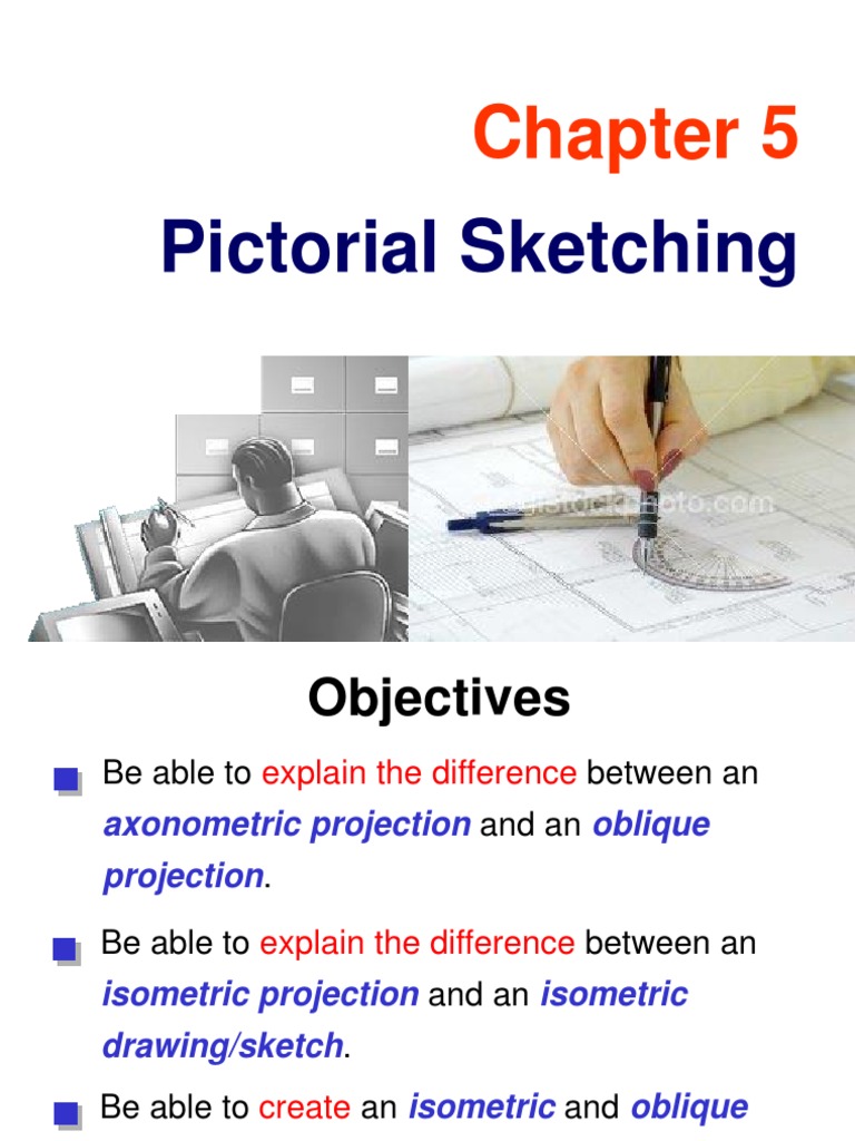 Chapter 05 Pictorial Sketching | PDF | Classical Geometry | Drawing