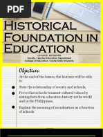 Chapter 2 - Historical Foundations of Education | PDF | Socialization ...