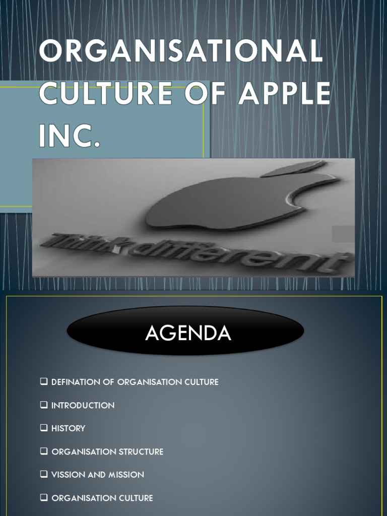 Organisational Culture of Apple Inc | PDF | Apple Inc. | Organizational ...