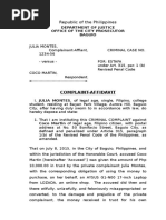 INFORMATION Sample | PDF | Prosecutor | Judiciaries