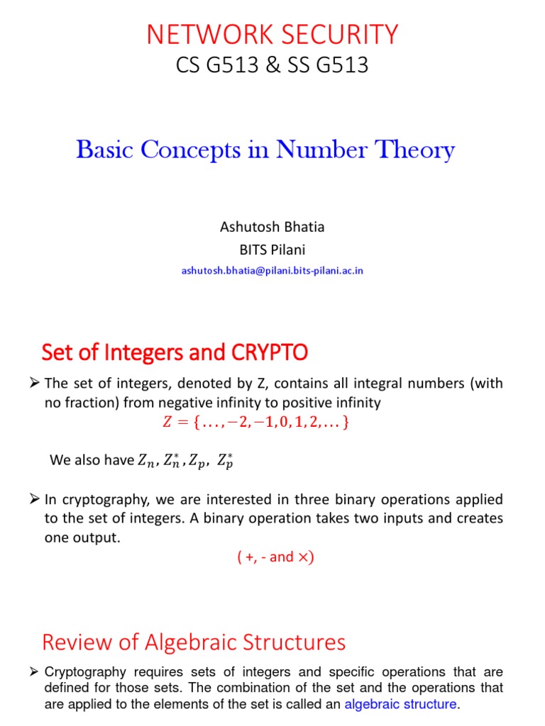 Crypto Math - Part 2 | PDF | Group (Mathematics) | Field (Mathematics)