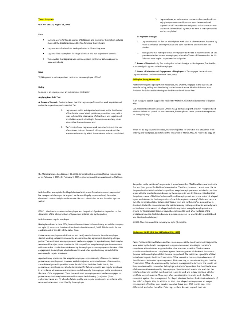 Case Digest Wages To Attorneys Fee | PDF | Employment | Wage