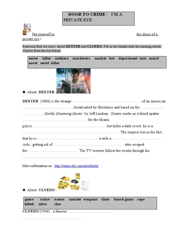 Door To Crime Project Scribb | PDF | Mystery, Thriller & Crime Fiction