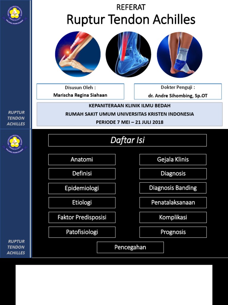 Ruptur Tendon | PDF