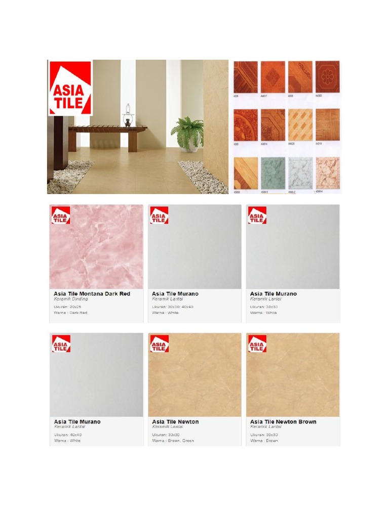 Brosur Asia Tile | PDF