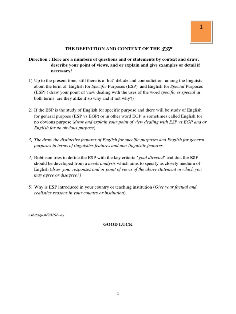 Understanding ESP vs EGP Debate | PDF