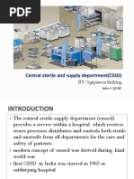 Standard Operating Procedure For CSSD | PDF | Sterilization (Microbiology)