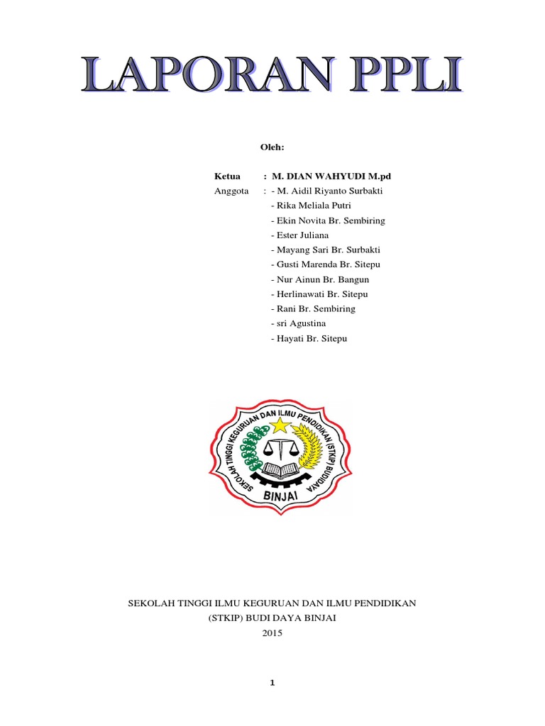 Tugas Format Laporan Ekin-1 | PDF