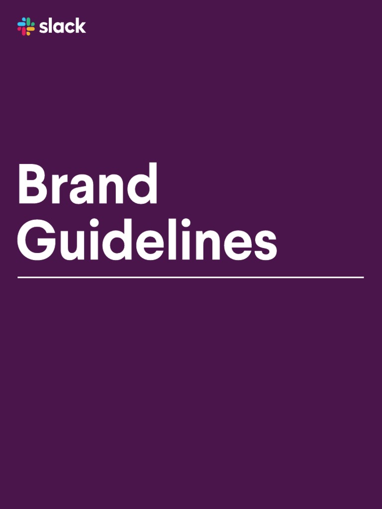 Slack Brand Guidelines PDF | PDF | Logos | Immanuel Kant