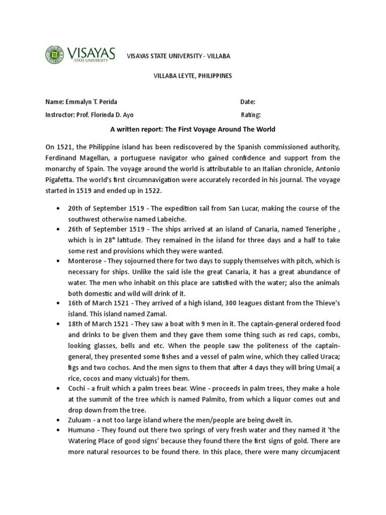 Written Report in History | PDF | Nature