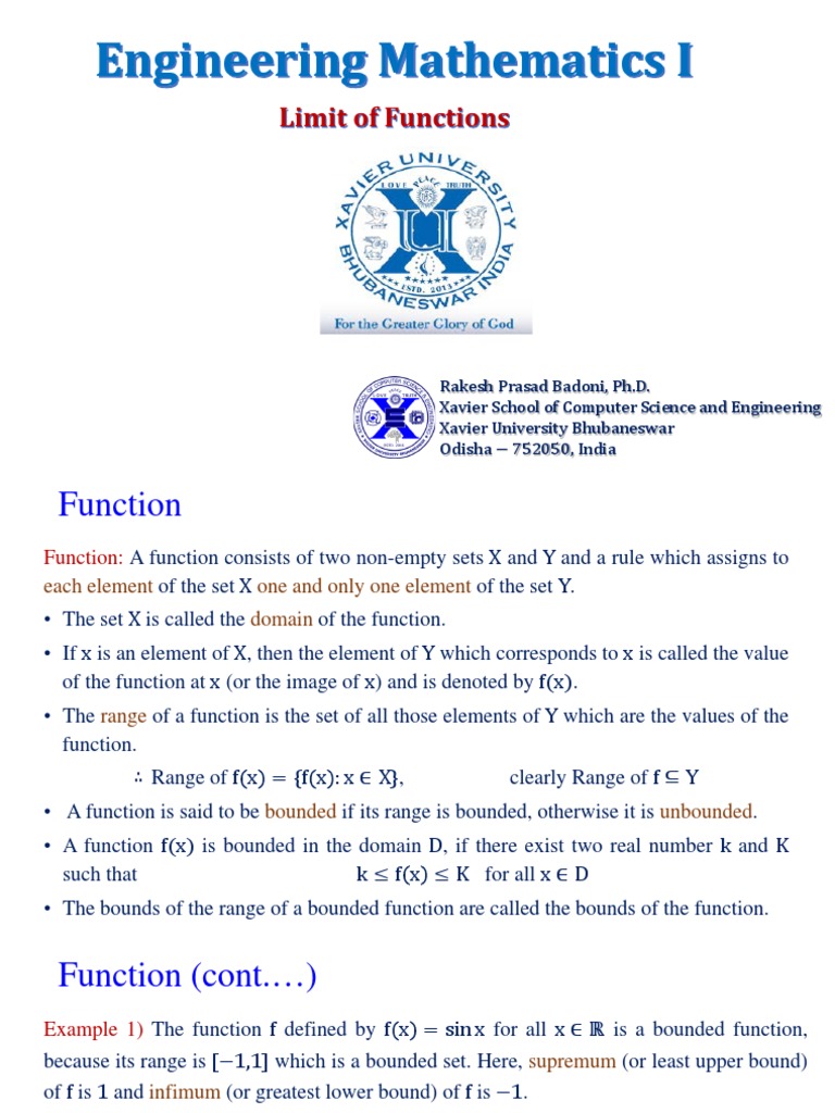 Limits of Function | PDF | Function (Mathematics) | Functions And Mappings