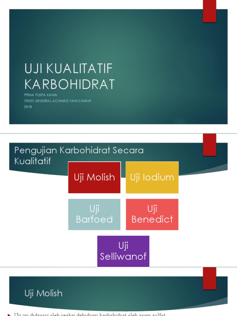 Uji Kualitatif Karbohidrat | PDF
