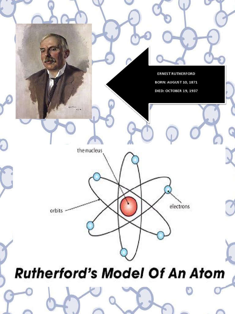 Ernest Rutherford BORN: AUGUST 10, 1871 DIED: OCTOBER 19, 1937 | PDF ...