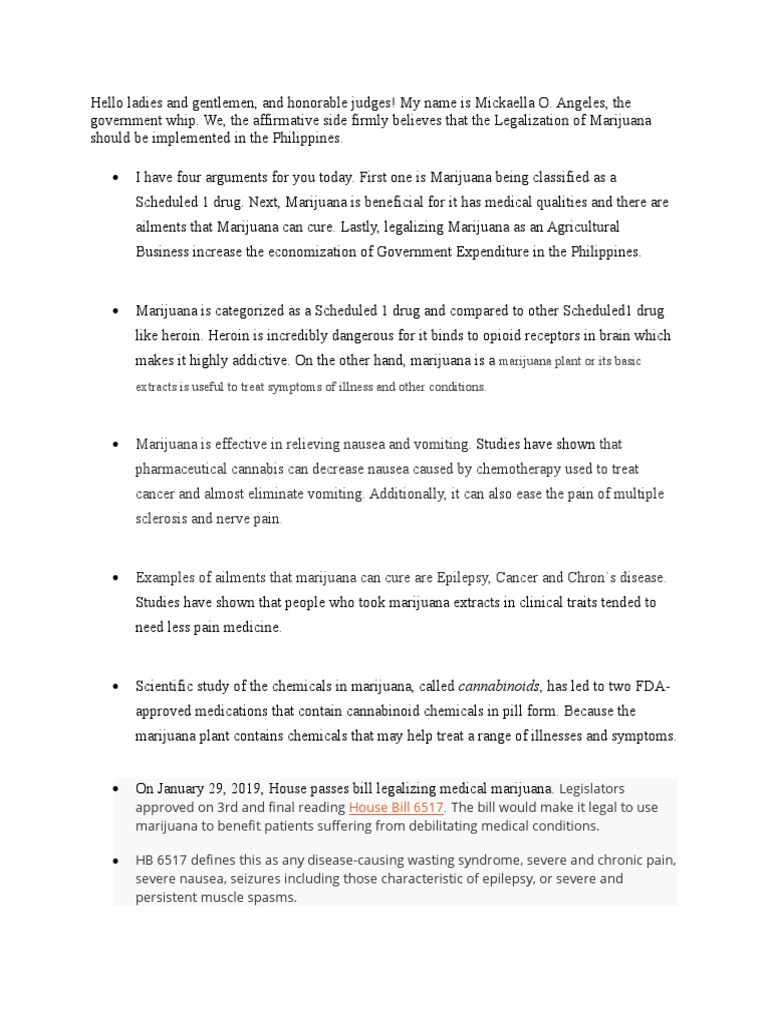 Marijuana Plant or Its Basic Extracts Is Useful To Treat Symptoms of ...