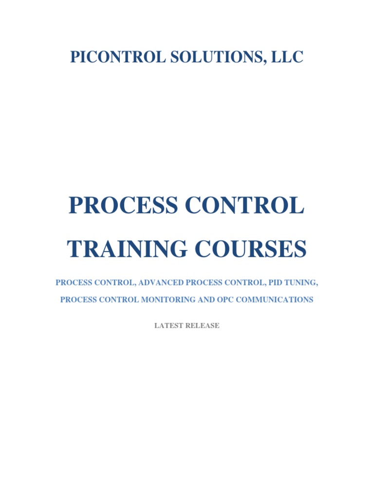 Training For Process Control PDF | PDF | Control Theory | Process Control