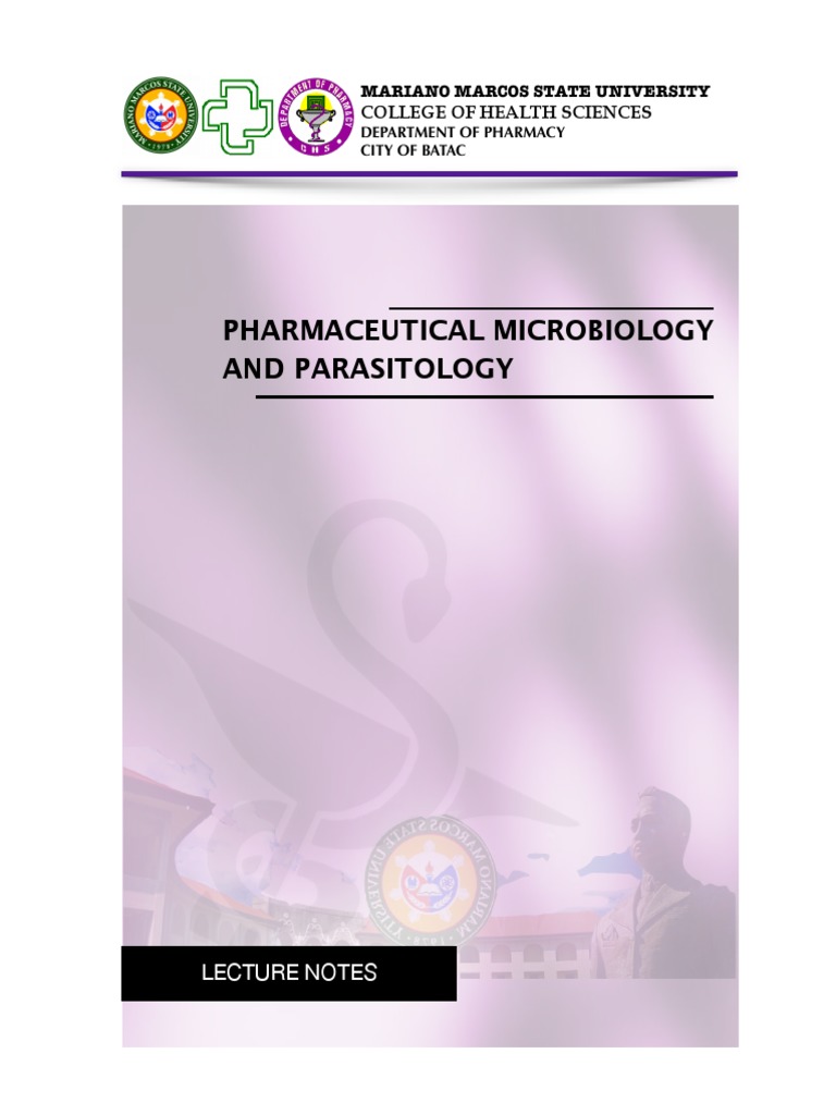 Pharmaceutical Microbiology Lecture Notes | PDF