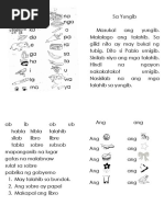 Mga Letrang Nagsisimula Sa Letrang T | PDF