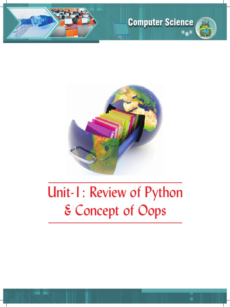 12th Phython Unit-1 PDF | PDF | Object Oriented Programming | Class (Computer Programming)