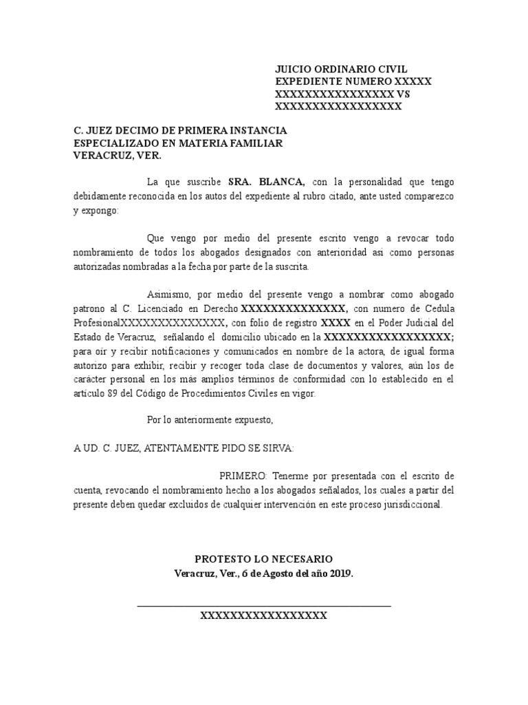 Escrito De Revocacion De Abogado En Materia Civil Dis - vrogue.co Escrito De Revocacion De Abogado En Materia Civil Dis - vrogue.co