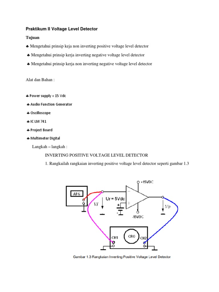 Level Detector | PDF | Metode & Bahan Ajar | Teknologi & Rekayasa