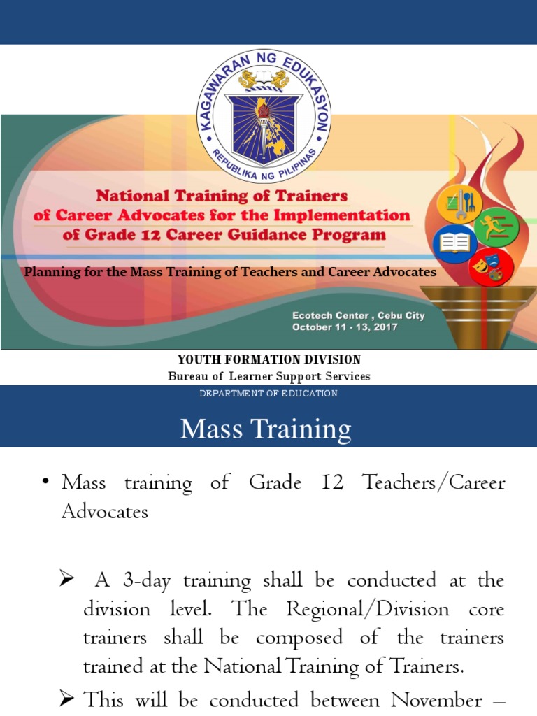 Plan For The Mass Training | PDF | Applied Psychology | Education Theory