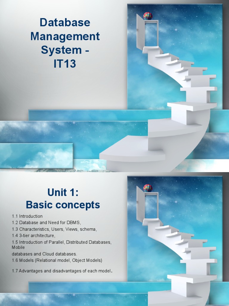 Chapter 1 DBMS | PDF | Relational Database | Databases Chapter 1 DBMS | PDF | Relational Database | Databases