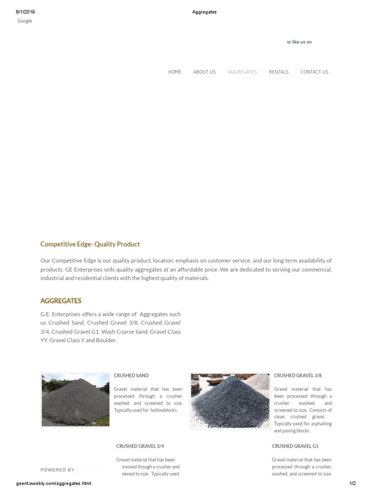G1 Gravel Specifications and Uses | PDF | Construction Aggregate | Gravel