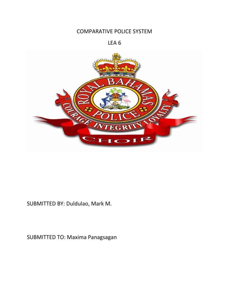 Comparative Police System Word | PDF | Criminal Justice | Crime & Violence