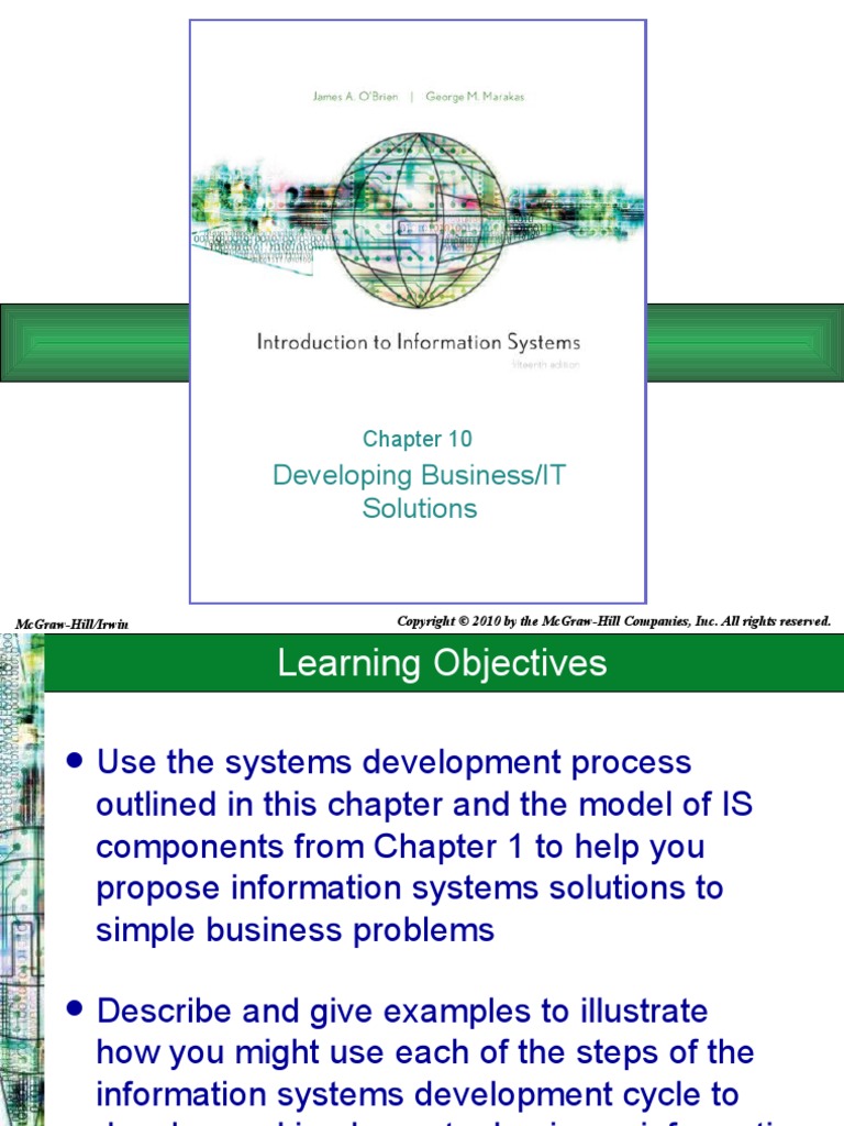 10 Developing Business IT Systems | PDF | Object Oriented Programming | Feasibility Study