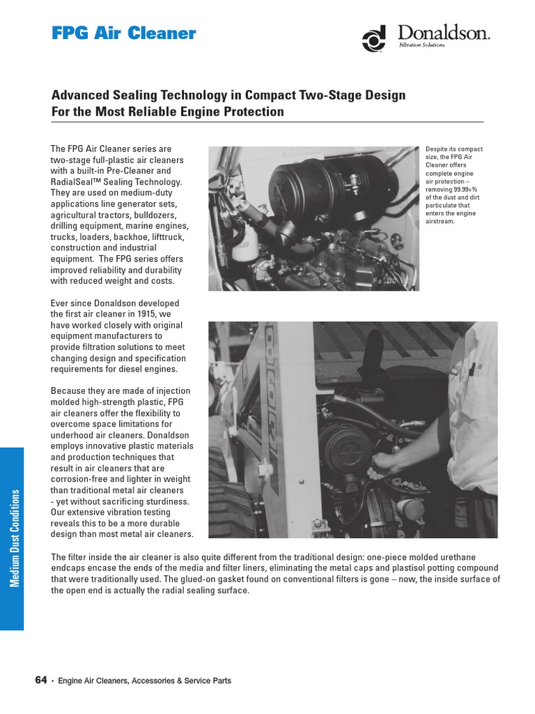 FPG Air Cleaner | PDF | Machines | Mechanical Engineering