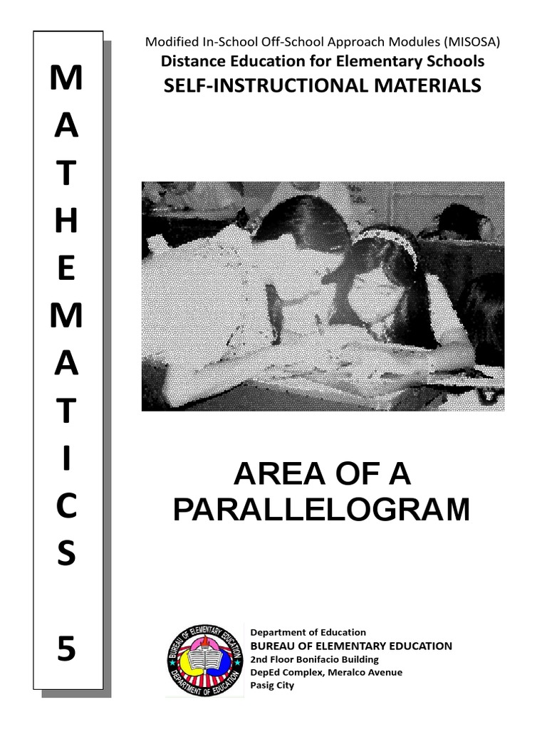 Math 5 Area of Parallelogram | PDF | Area | Elementary Geometry