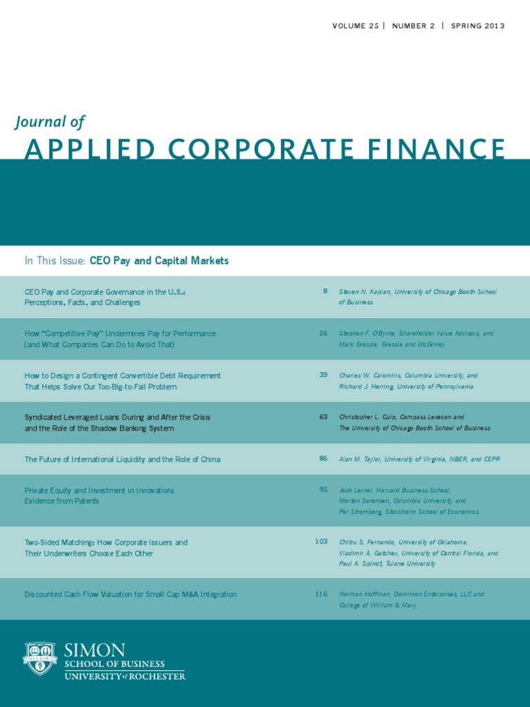 Syndicated Leveraged Loans During and After The Crisis | PDF ...