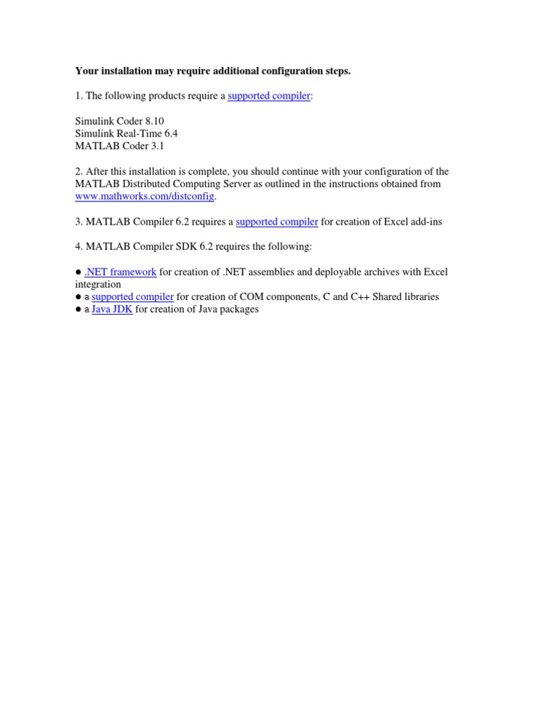 Your Installation May Require Additional Configuration Steps | PDF