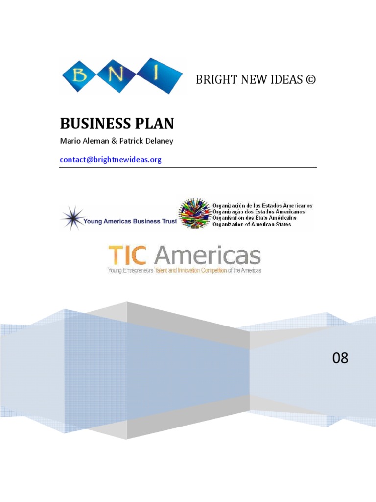 Business Plan - Bright New Ideas | PDF | Lighting | Economies