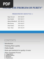 Drinking Water Treatment Steps Chart | PDF