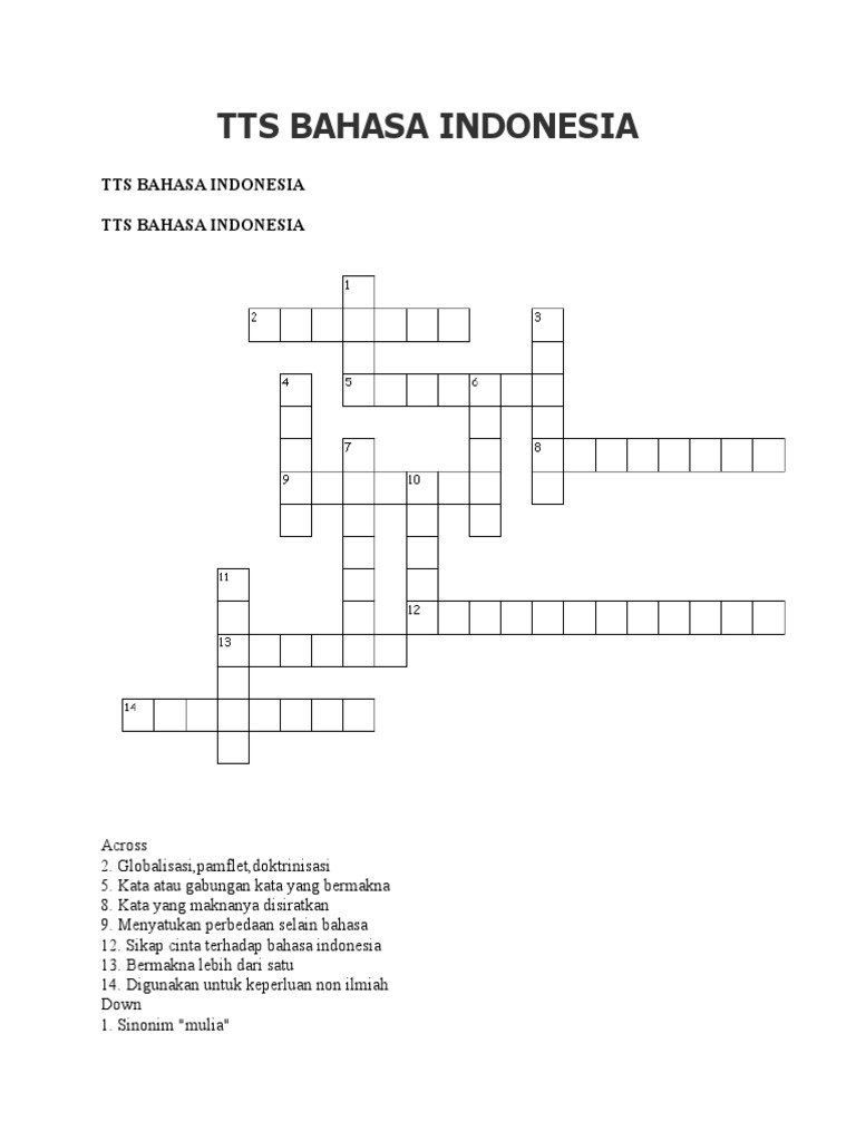 TTS Bahasa Indonesia | PDF