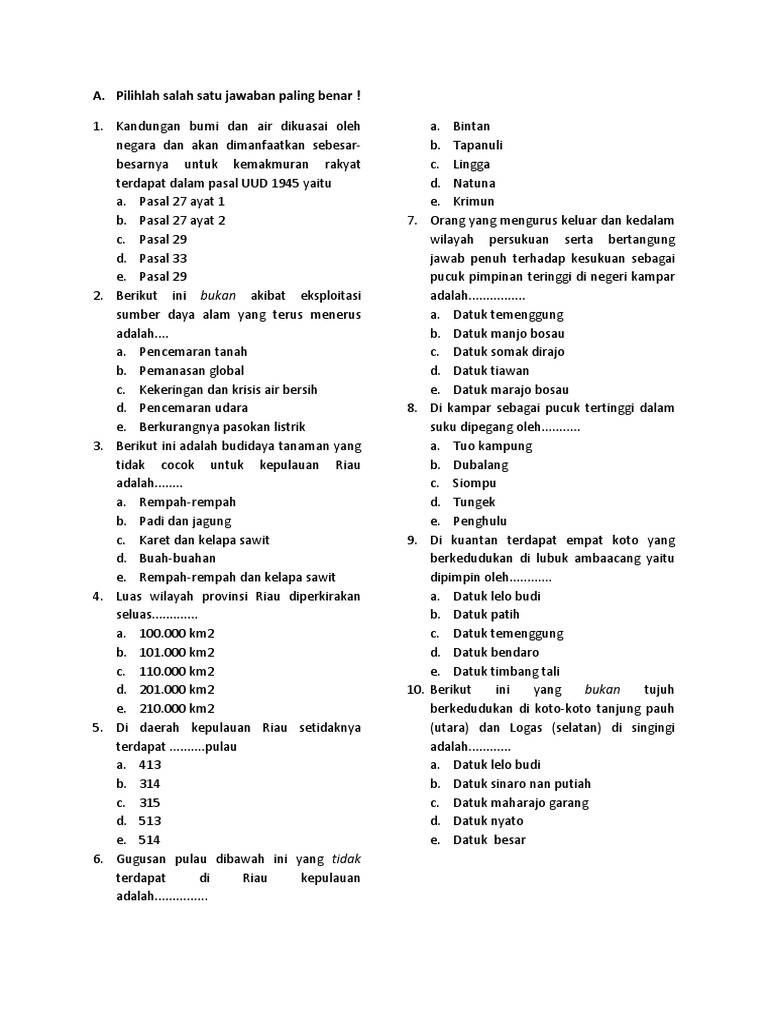 Soal Tugas Bmr-1 | PDF