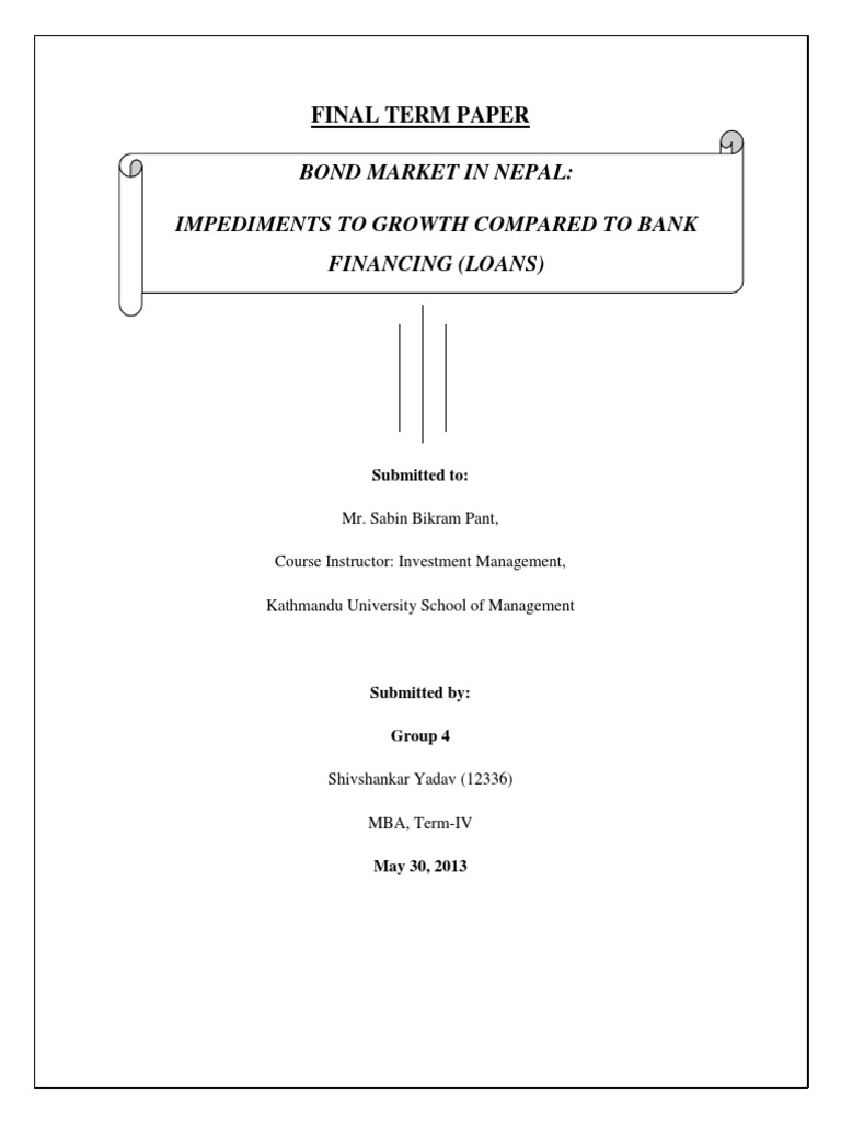 bond-market-in-nepal-project-report-pdf-bonds-finance-stock-market