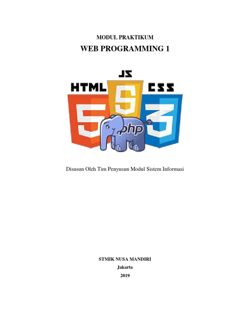 Modul WebProgramming 1 PDF | PDF