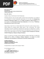 Request Letter Solicitation TGP Tgs 1 | PDF