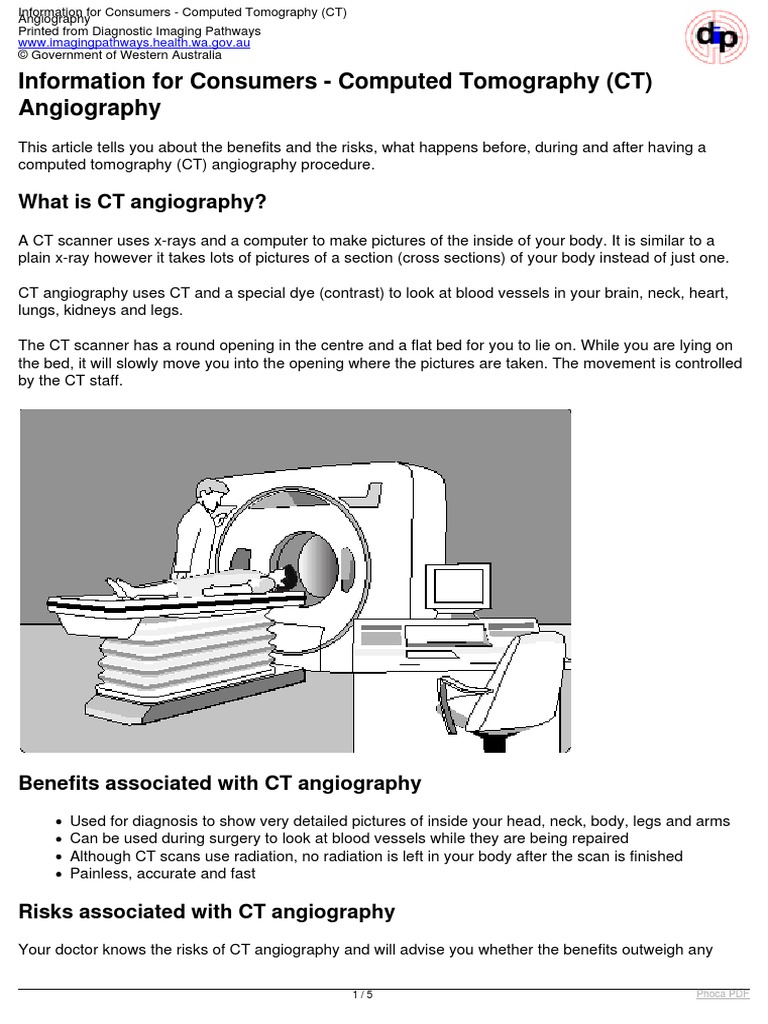 Diagnostic Imaging Pathways Article | PDF | Ct Scan | Angiography