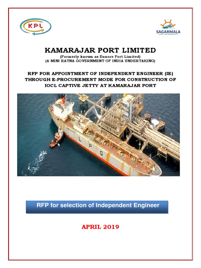 IE Iocl Captive Jetty Apr2019 | PDF | Request For Proposal | Business