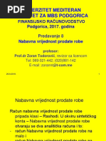 Interni Obracun PDV | PDF