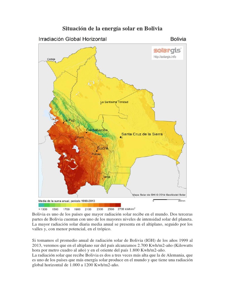 Mapa Solar | PDF | Energía solar | Fotovoltaica