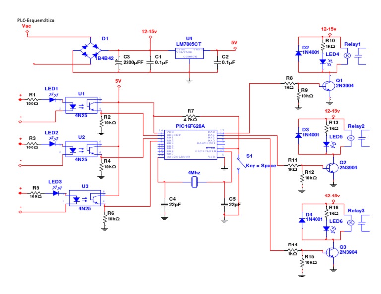 PLC Con Microcontrolador (PIC) | PDF