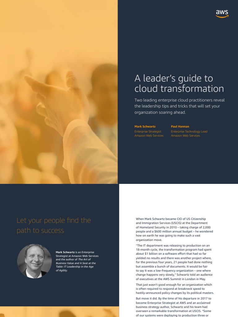 Ebook Leaders Guide To Cloud Transformation | PDF | Amazon Web Services ...