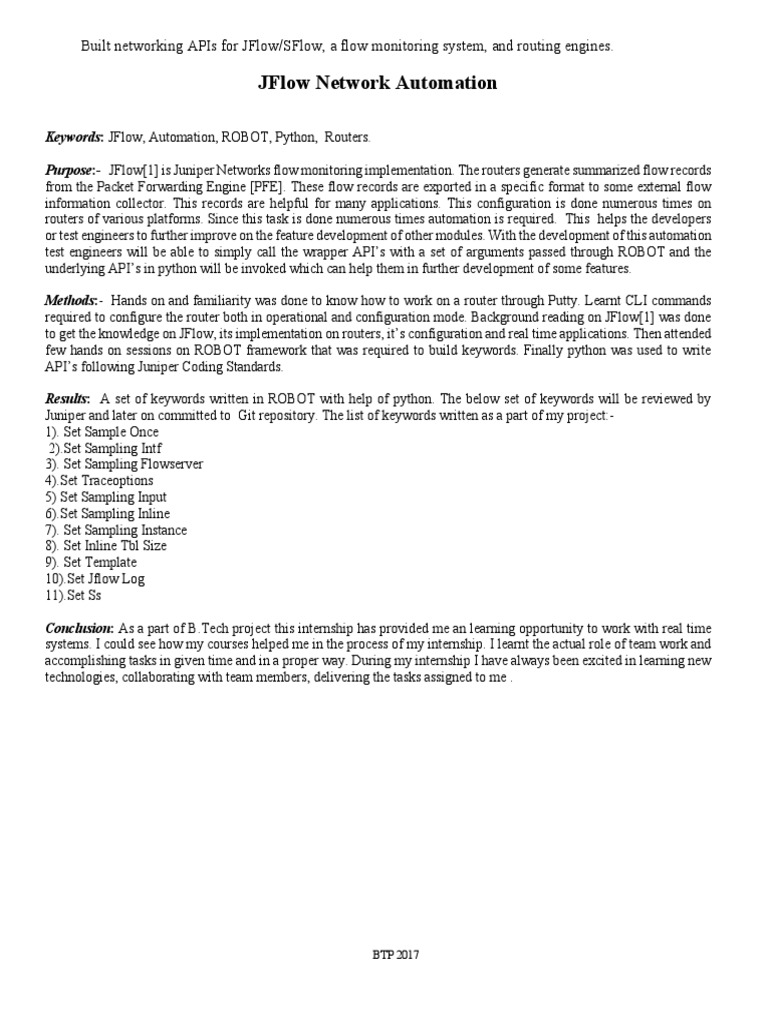Jflow Network Automation: Built Networking Apis For Jflow/Sflow, A Flow ...