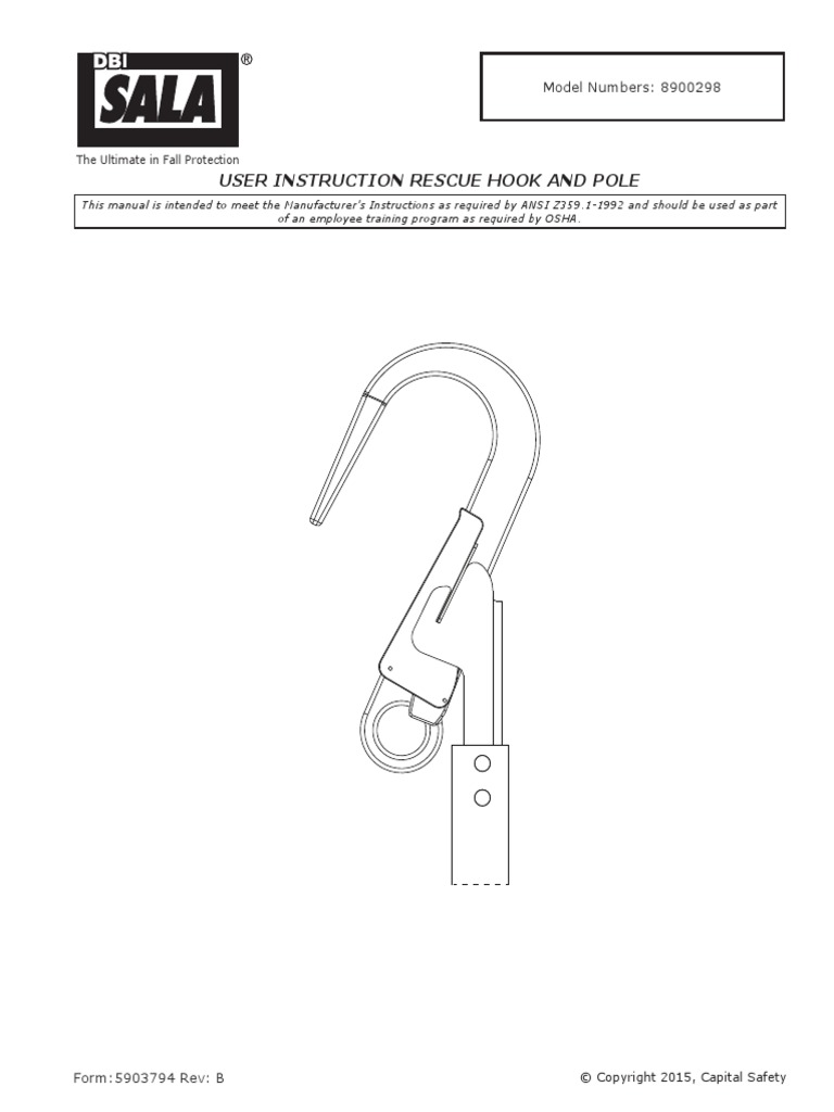 IFU 5903794 Rollgliss Rescue Pole Hook | PDF | Nature