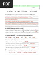 Ejercicios de Valor Posicional para Sexto | PDF