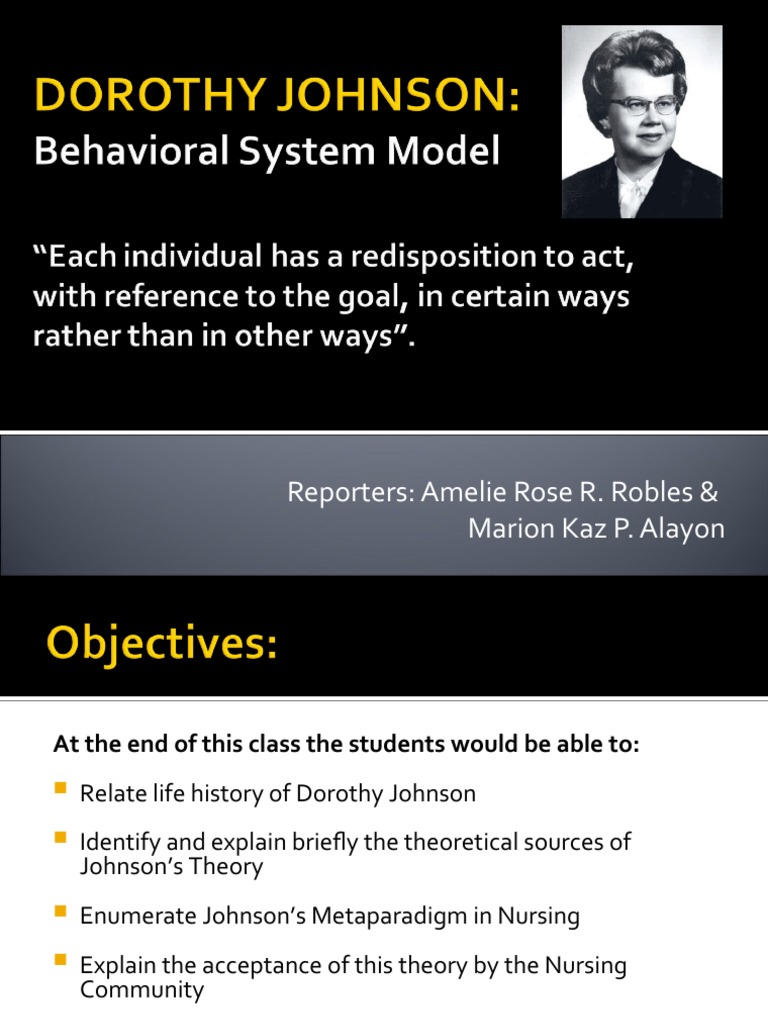 of Johnson | PDF | System | Nursing
